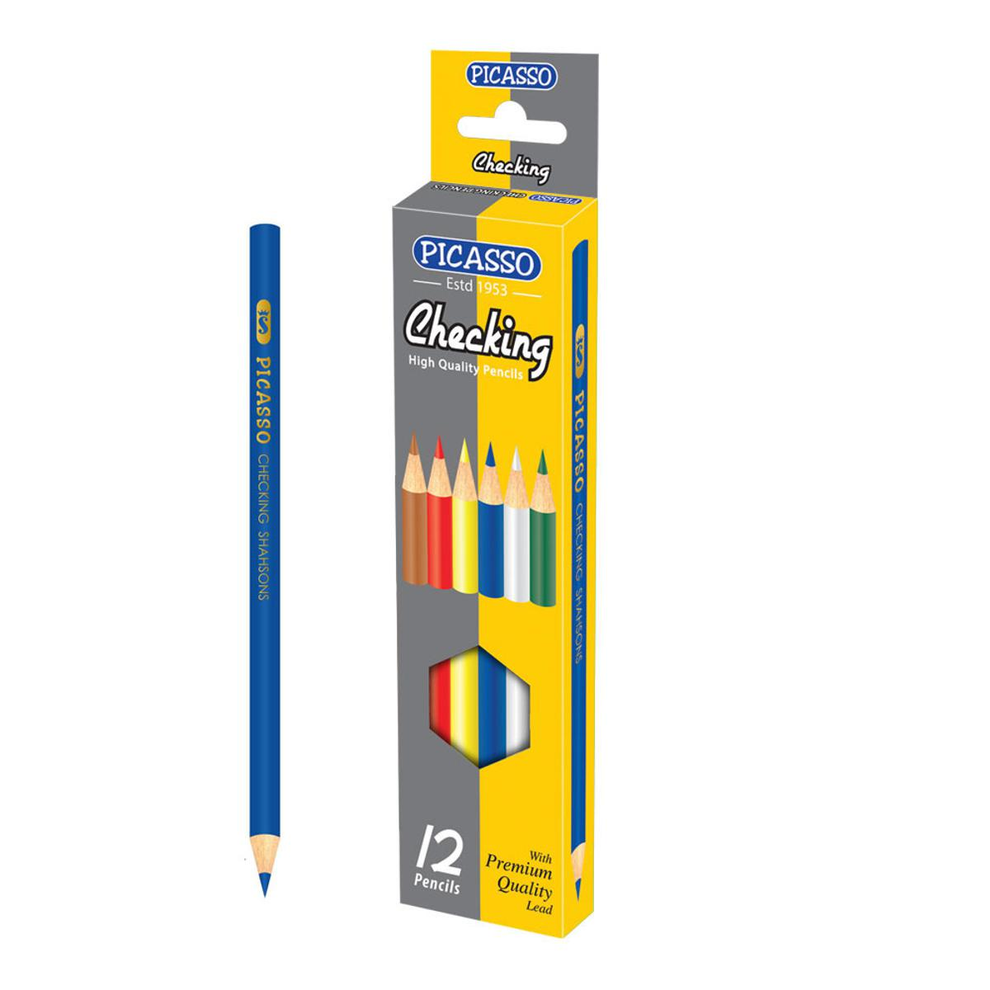 Picasso Checking Pencil Pack Of 12 – Shoukat Sons