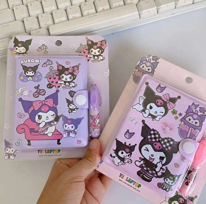 Kuromi mini notepad and pen (no.E001) – Shoukat Sons
