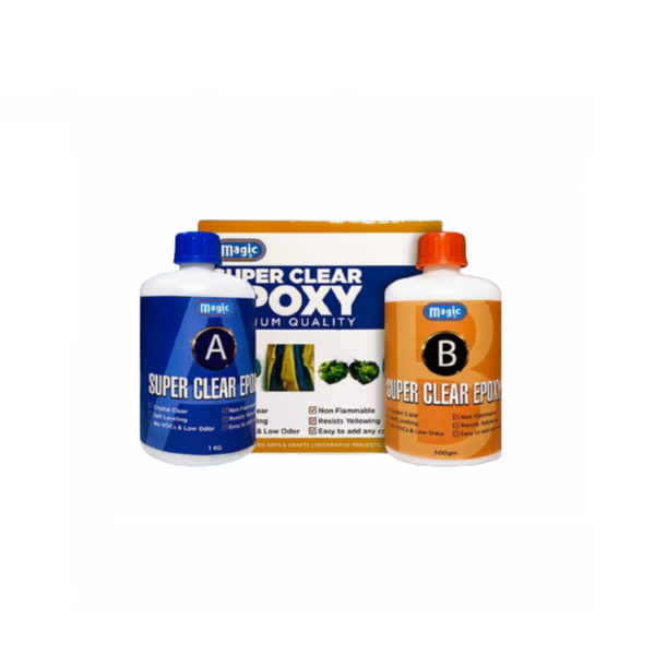 Magic Epoxy Resin + Hardener 1000gm – Shoukat Sons