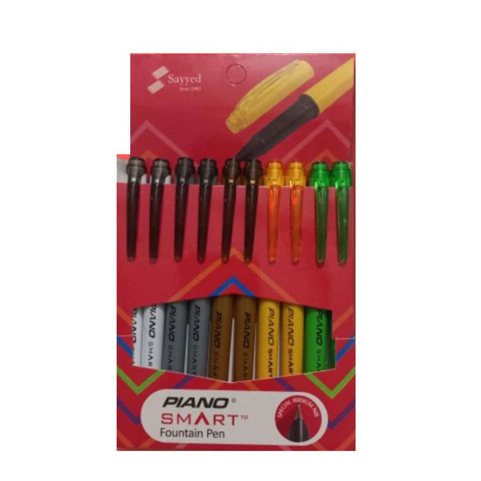 Piano Smart Fountain Pen Pack Of 10 – Shoukat Sons